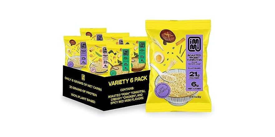 immi Ramen Noodle Kit 6 Pack - Variety