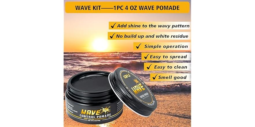 Wave Pomade for Men Easy Wash