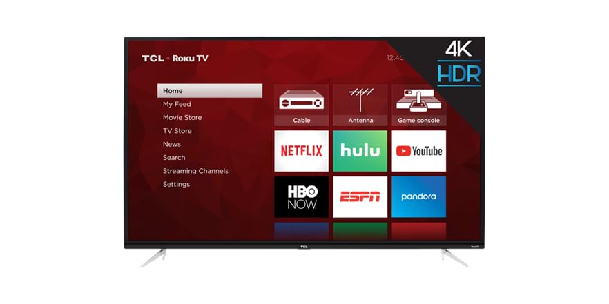 TCL 43" Class 4-Series 4K Roku Smart TV