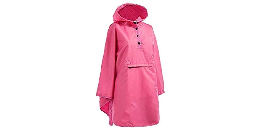 Totes Reversible Womens Rain Poncho