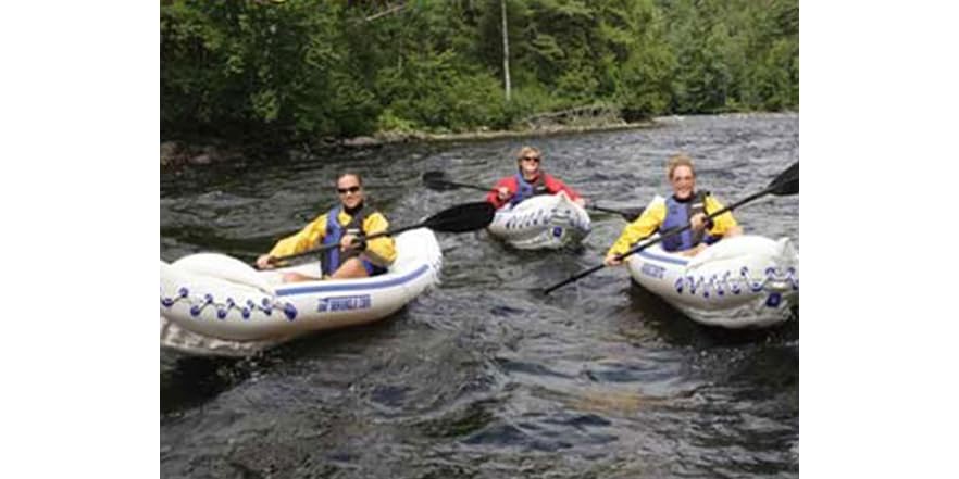 Sea Eagle 330 Deluxe Inflatable Kayak Bundle