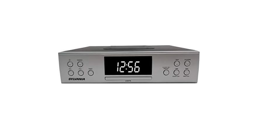 (NEW) Sylvania Proscan Under Cabinet Clock Radio