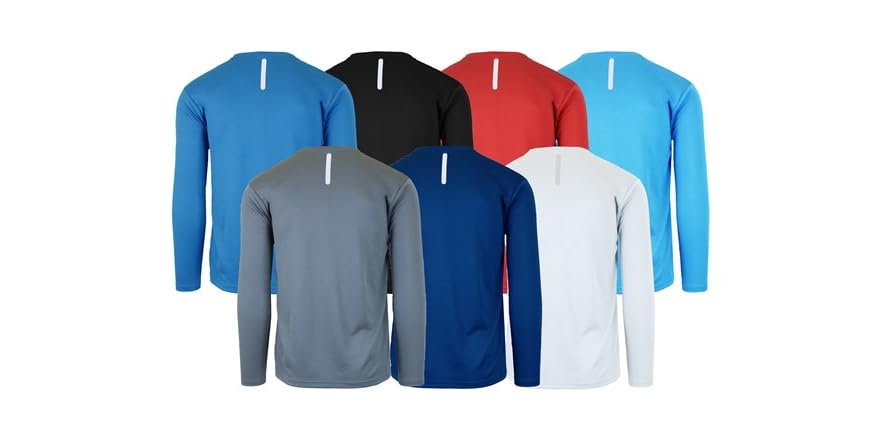 Men's 6Pk Long Sleeve Performance Shirt
