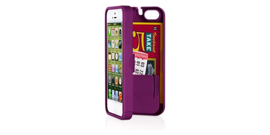 iPhone 5 Case w/Hinged Back - Purple