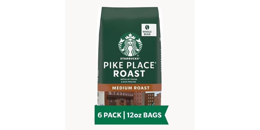 Starbucks Pike Place Whole Bean Coffee