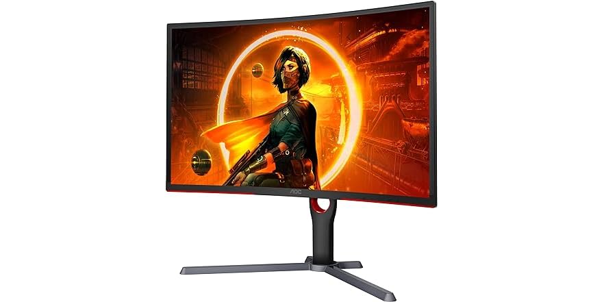 AOC Gaming CQ27G3S Frameless Curved Gaming Monitor