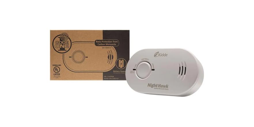 Kidde Code One CO Detector Detector Battery Power