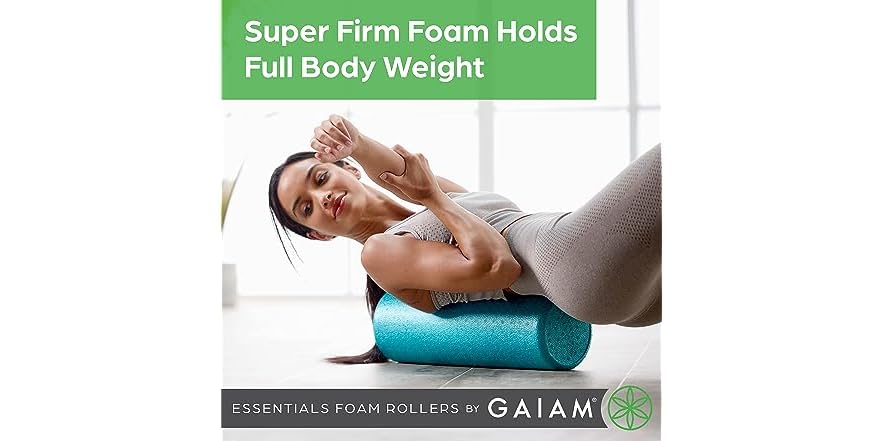 Gaiam Essentials High-Density Foam Roller