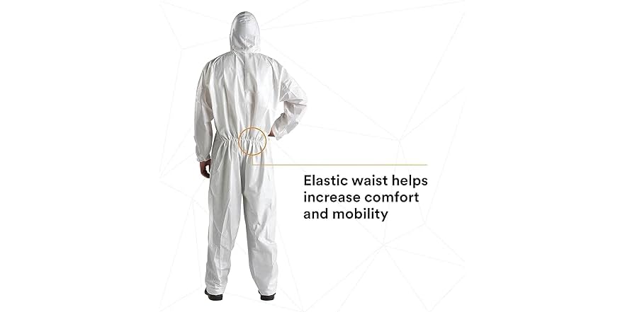 3M 4510 Disposable Protective Coverall, 20 Pack, XL