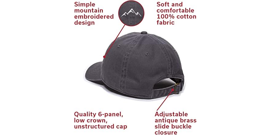 Outdoor Cap Mountain Embroidered