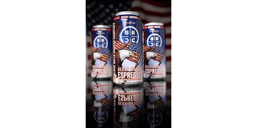 (12 Pack) Black Rifle Coffee RTD (Berry Mocha Espresso, 15 Fl Oz