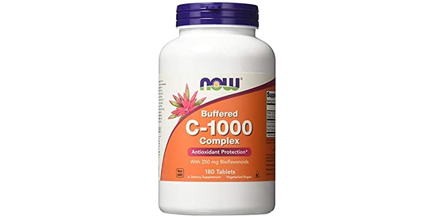 Now Foods Buffered C-1000 Complex, 180 Tablets