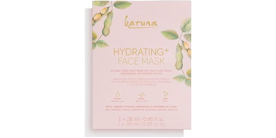 Karuna Skin - Hydrating+ Facial Mask for Well-Moisturized & Hydrated Skin