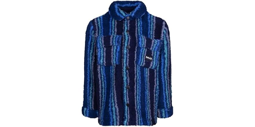 Hurley Boys Printed Sherpa Shacket