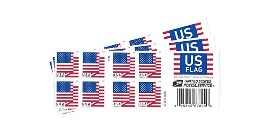 USPS US Flag 2018 60 Forever Stamps