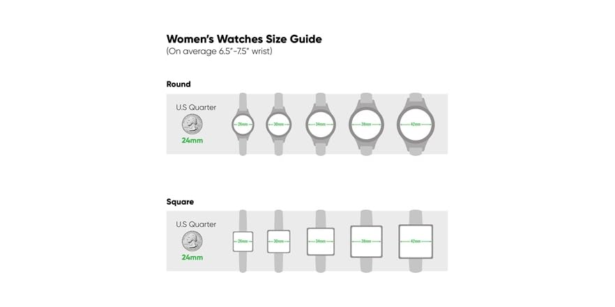 RaeDunn Women's AMY 24mm Square Watch