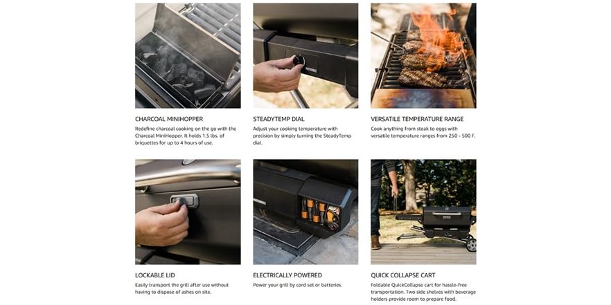 Masterbuilt Portable Charcoal Grill & Smoker