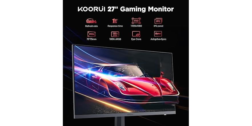KOORUI 27" Gaming Monitor