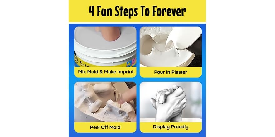 Hand Plaster Making Kit for Kids