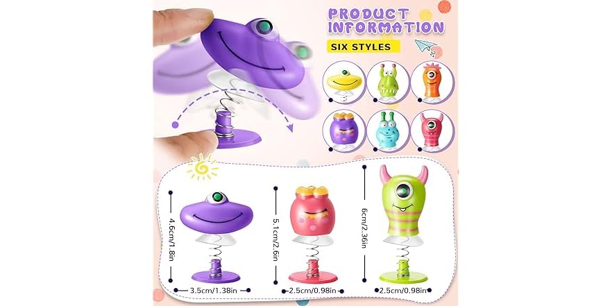 24 PC Big Eye Spring Launcher Toys