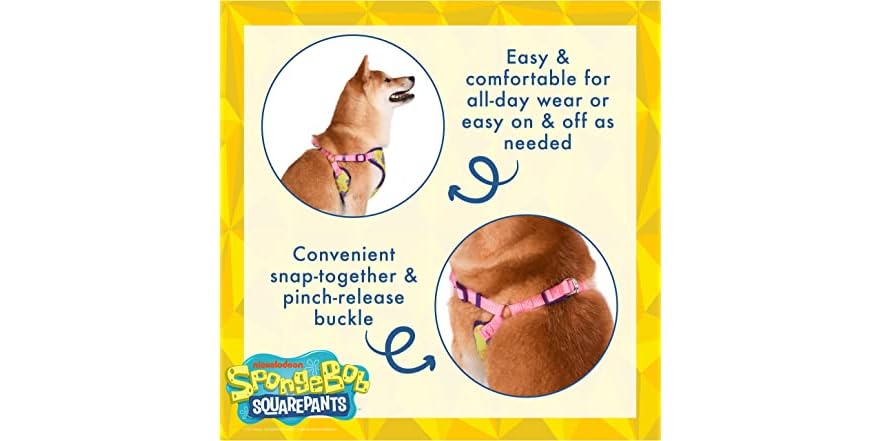 SpongeBob Patrick Dog Harness