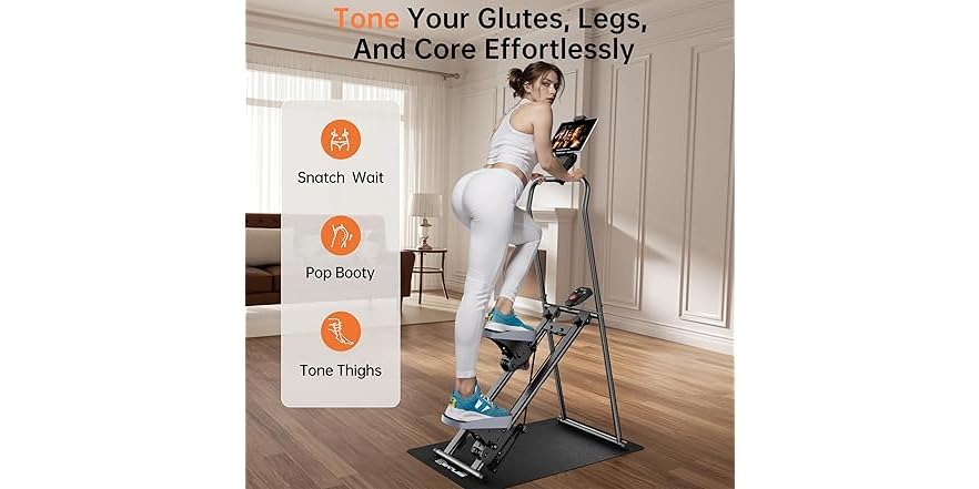 seanleecore Stair Stepper Machine for Home with Device Holde (Open Box)