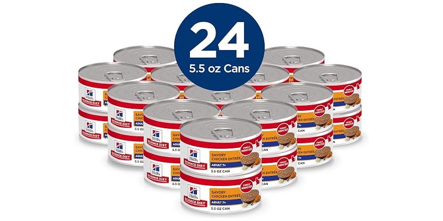24Pk Hill's Science Diet Adult 7+ Wet Cat Food