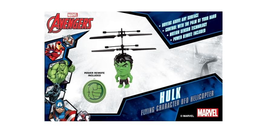 Marvel Flying Figure IR Helicopter