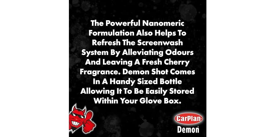CarPlan Demon Shot Screenwash Booster