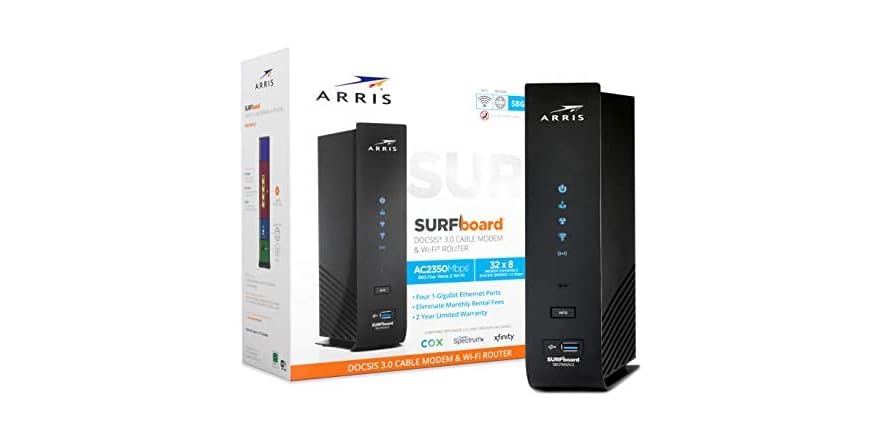 ARRIS SURFboard Cable Modem & Wi-Fi Router