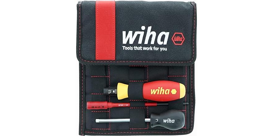 Wiha 28789 11pc Insulated TorqueVario Blade Set