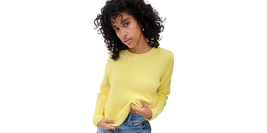 GAP Womens Textured Pullover Sweater