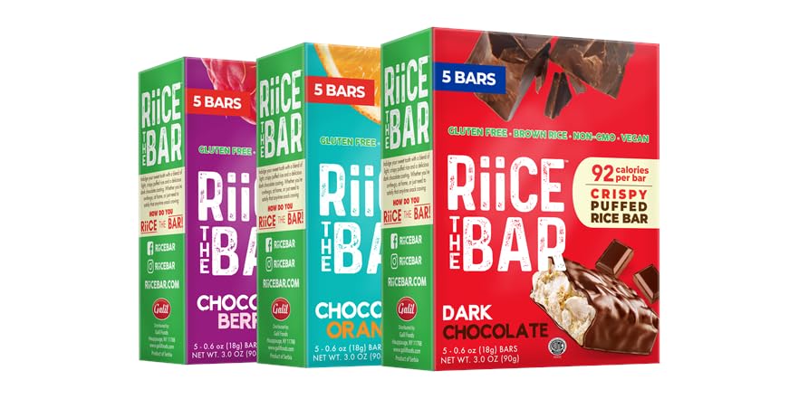 Riice the Bar 30 Pack, Your Choice