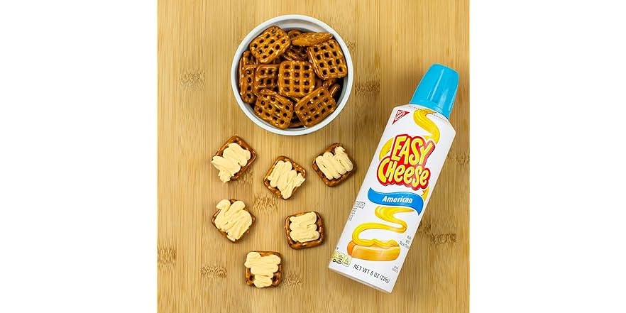 Easy Cheese American Cheese Snack, 8 oz