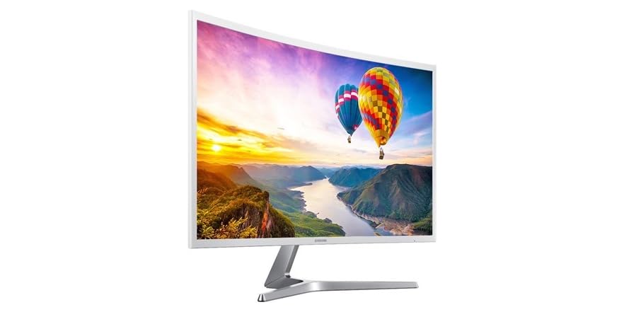 Samsung 32" Curved Full-HD LED Monitor - White