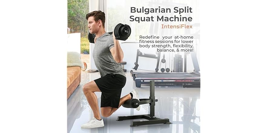 LifePro IntensiFlex Bulgarian Squat Machine