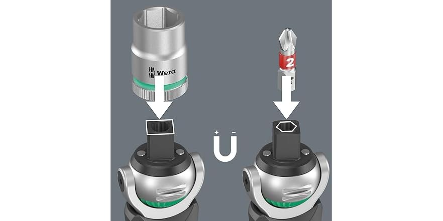 Wera 8009 Zyklop Set Imperial 2 Ratchet Set 18pc