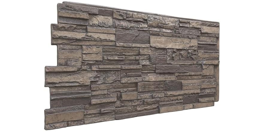 Ekena Millwork EverStone Cascade Faux Stone Panel