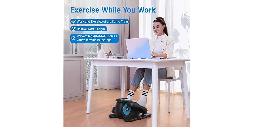 MERACH Under Desk Elliptical Machine