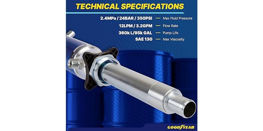 Goodyear Oil Transfer Pump Pneumatic 3.1GPM