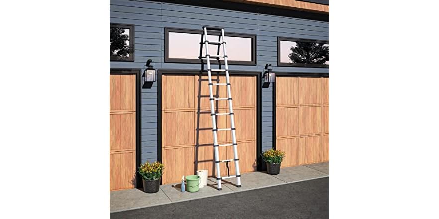 COSCO 10.5ft SmartClose Telescoping Ladder