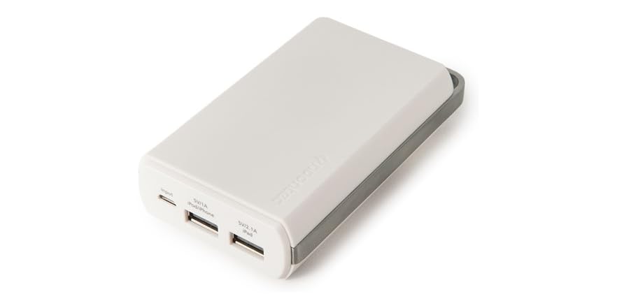 Powa 10,000 mAh Mobile Power Bank -White