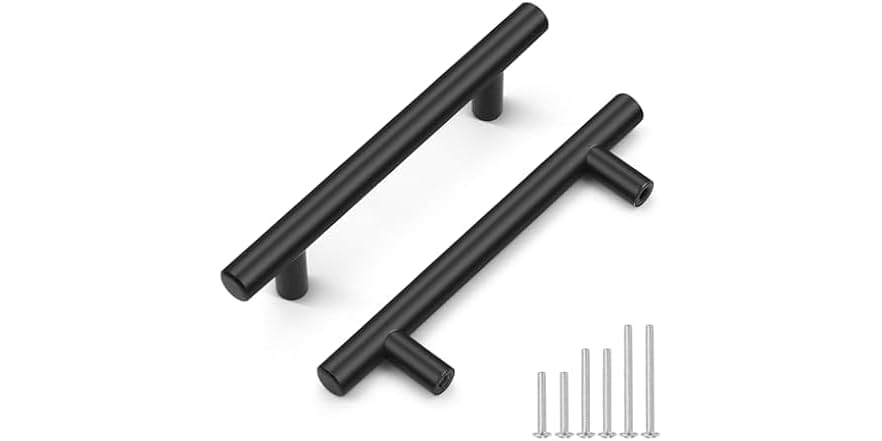 15 Pack Black Kitchen Cabinet Handles
