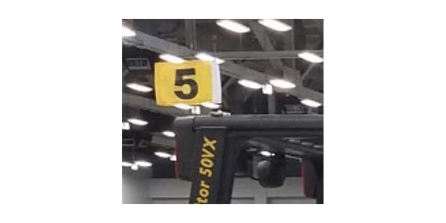 Yellow Assembly Line Flag with Magnetic Base