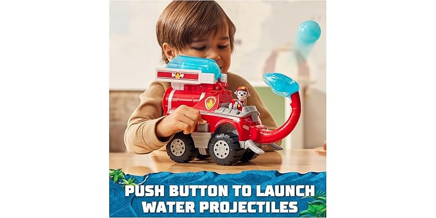 Paw Patrol Jungle Pups, Marshall Elephant Firetruck