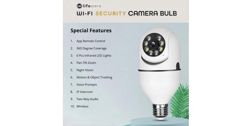 Lifeware Wifi Security Camera