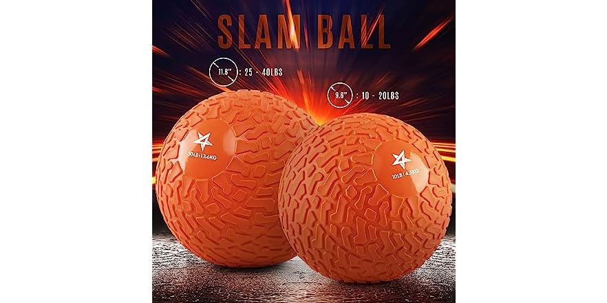 Yes4All Upgraded Medicine Ball, 30 lbs