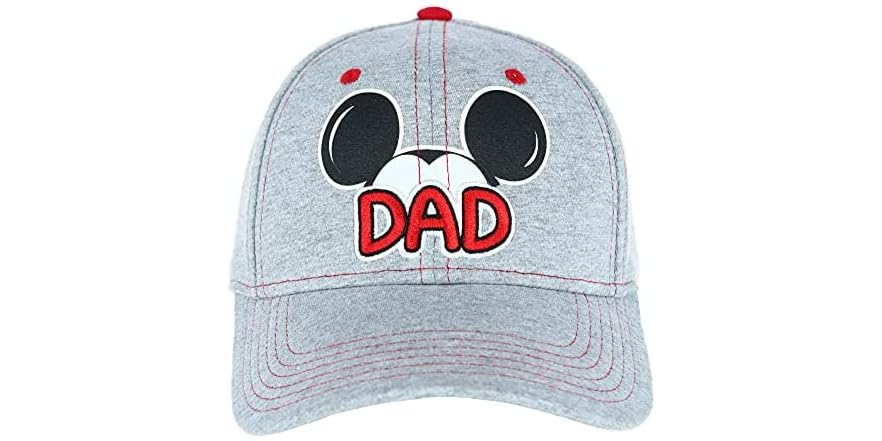 Mickey Mouse Dad Baseball Cap, Grey,One Size