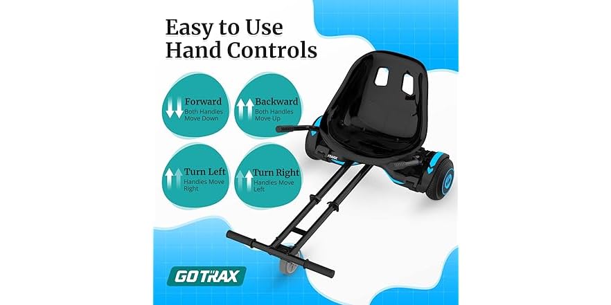 Gotrax EDGE Hoverboard Tealfor Kids (Open Box)