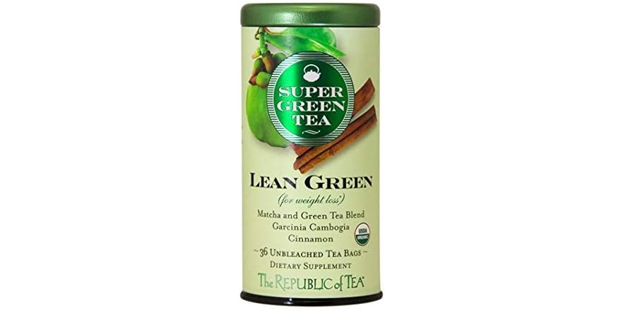 The Republic of Tea Lean Green Supergreen Tea, 36 Bags